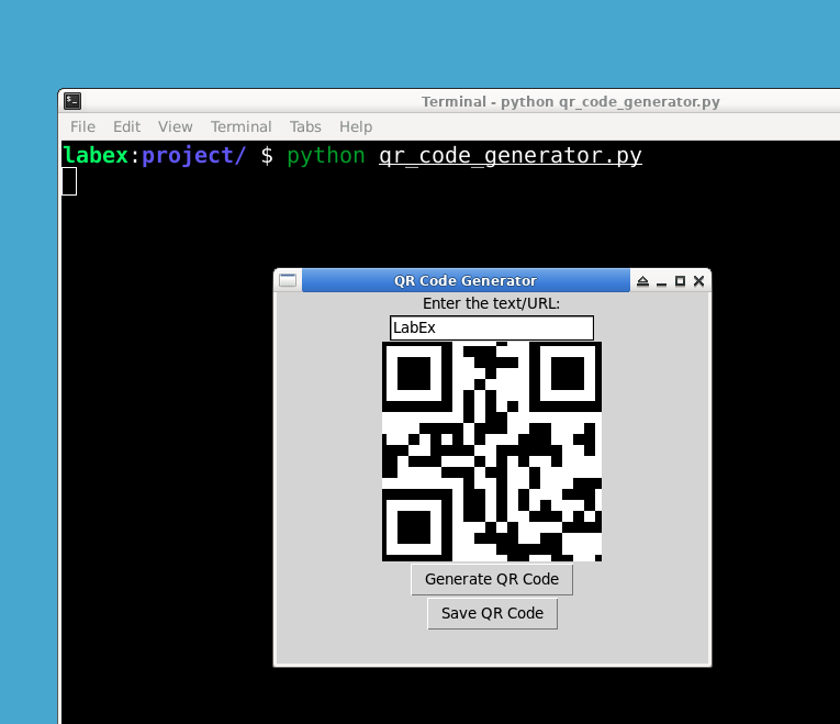 Erstelle einen QR-Code-Generator mit Python | LabEx